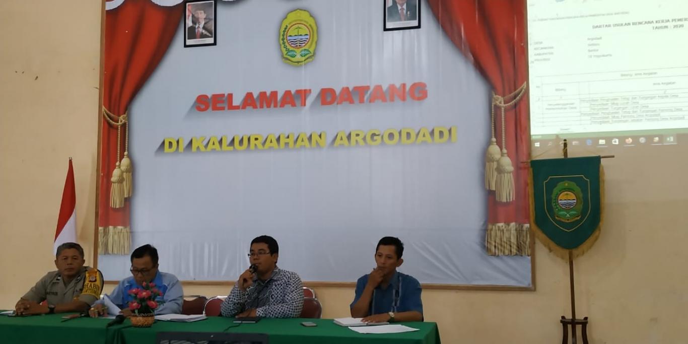 Verifikasi Dokumen RKPDes 2020 - Website Kalurahan Argodadi